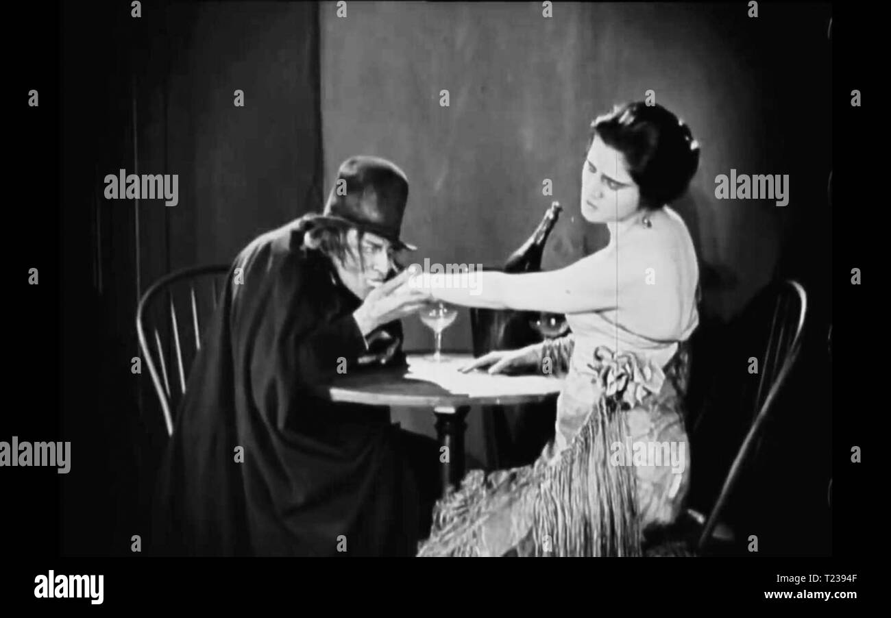 Dr Jekyll and Mr Hyde 1920 movie screen Stock Photo - Alamy