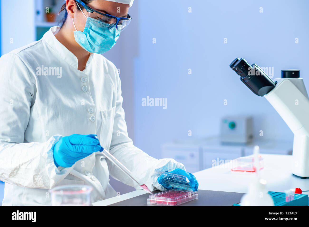 Life science research laboratory Stock Photo - Alamy