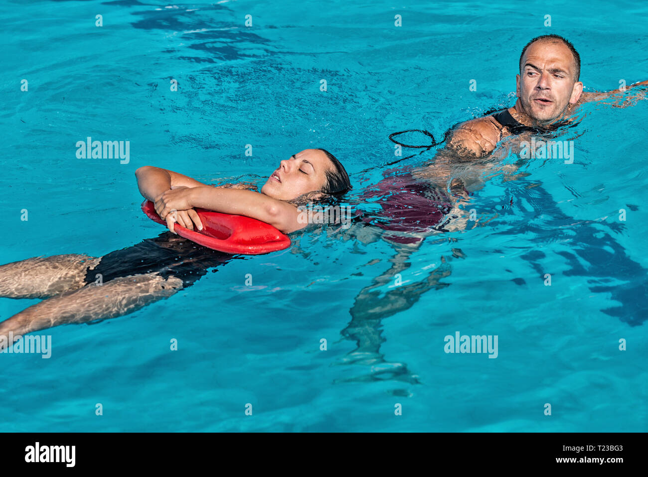 Lifeguard swimming pool hi-res stock photography and images - Alamy