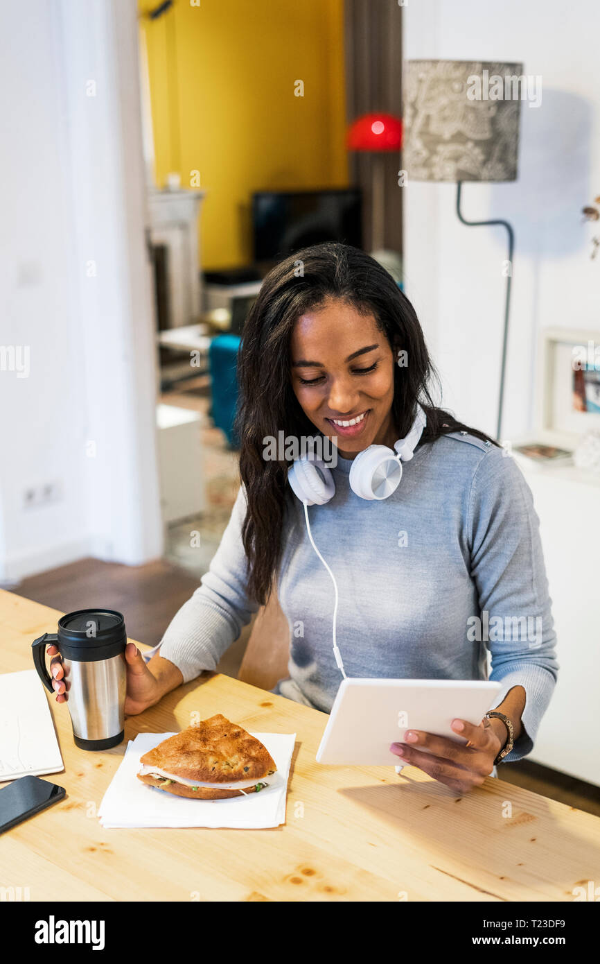 Three friends at home, living together Stock Photo - Alamy