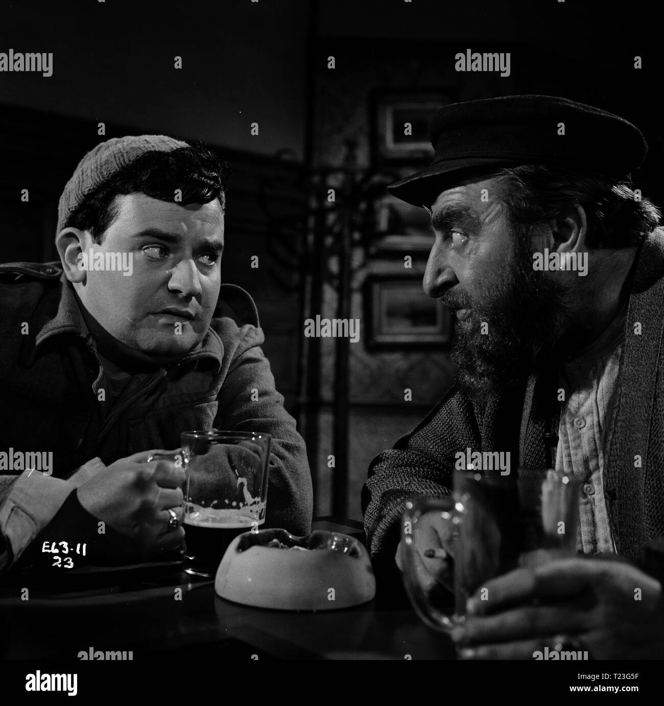 The Bargee (1964) Hugh Griffith, Ronnie Barker, Date: 1964 Stock Photo ...