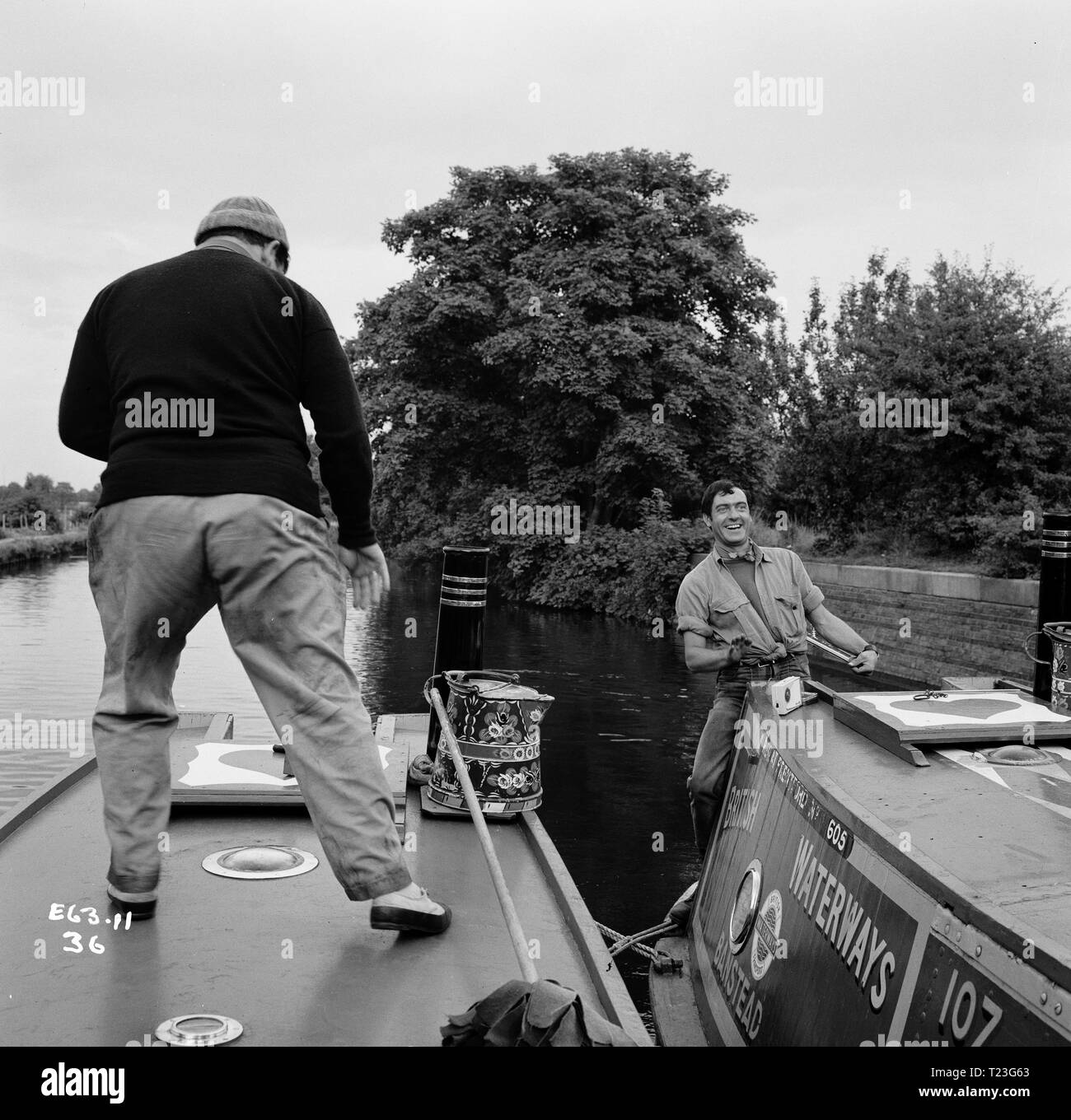 The Bargee (1964) Harry H Corbett, Ronnie Barker, Date: 1964 Stock ...