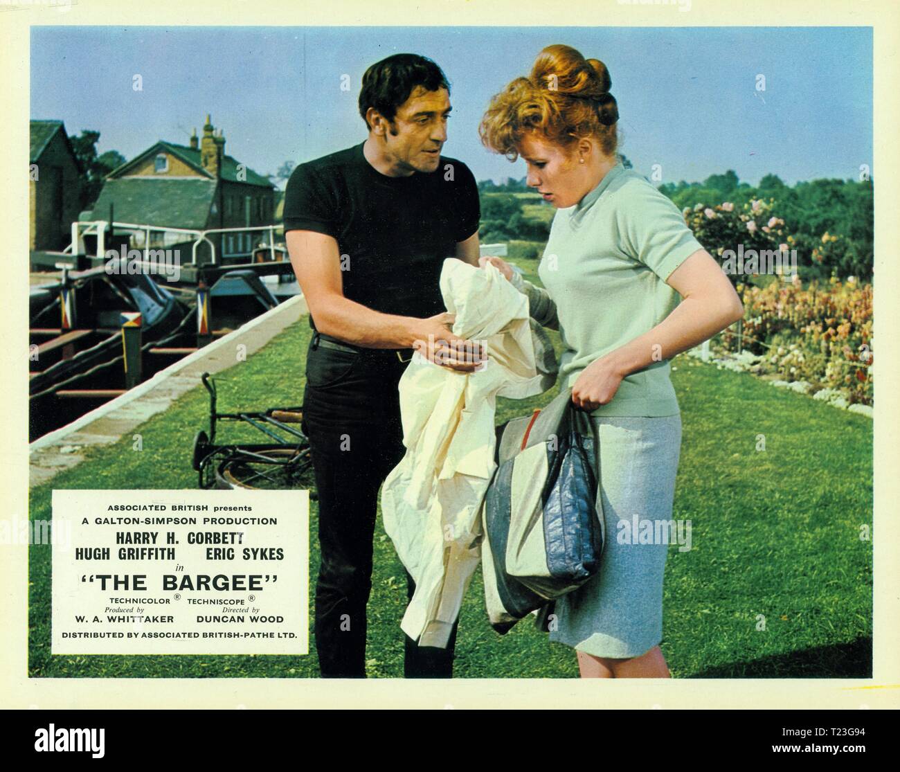 The Bargee (1964) Harry H Corbett, Jo Rowbottom, Date: 1964 Stock Photo ...
