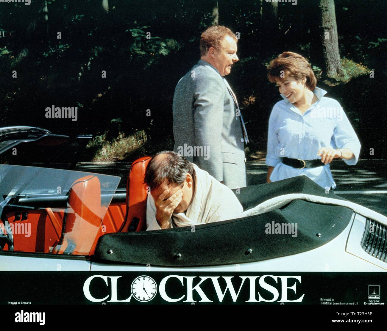 Clockwise (1986) John Cleese, Sharon Maiden, Date: 1986 Stock Photo - Alamy