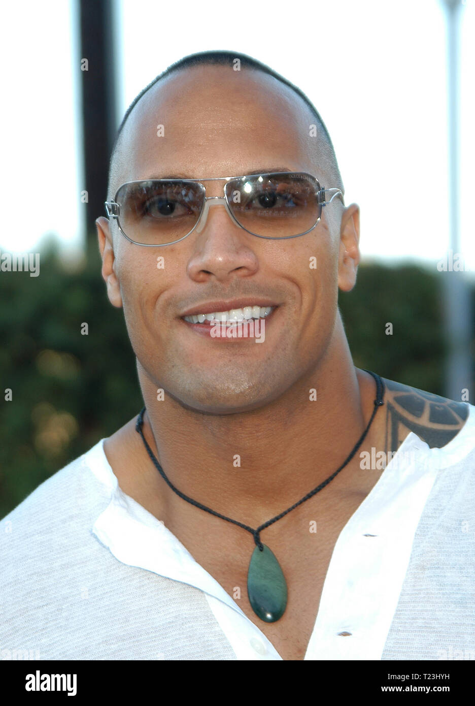 Dwayne Johnson at the 2003 Teen Choice Awards, held on August 2, 2003, at the Gibson ...