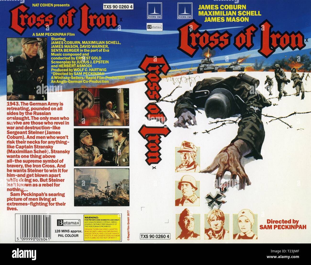 Cross of Iron (1977) Publicity information, Date: 1977 Stock Photo - Alamy