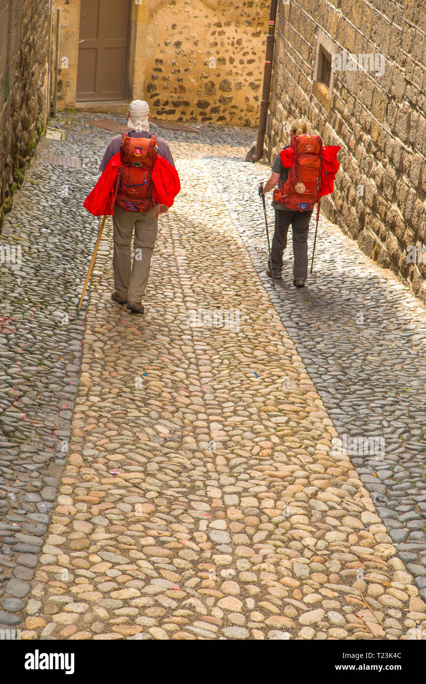 Pilgrims backpack hi-res stock photography and images - Alamy
