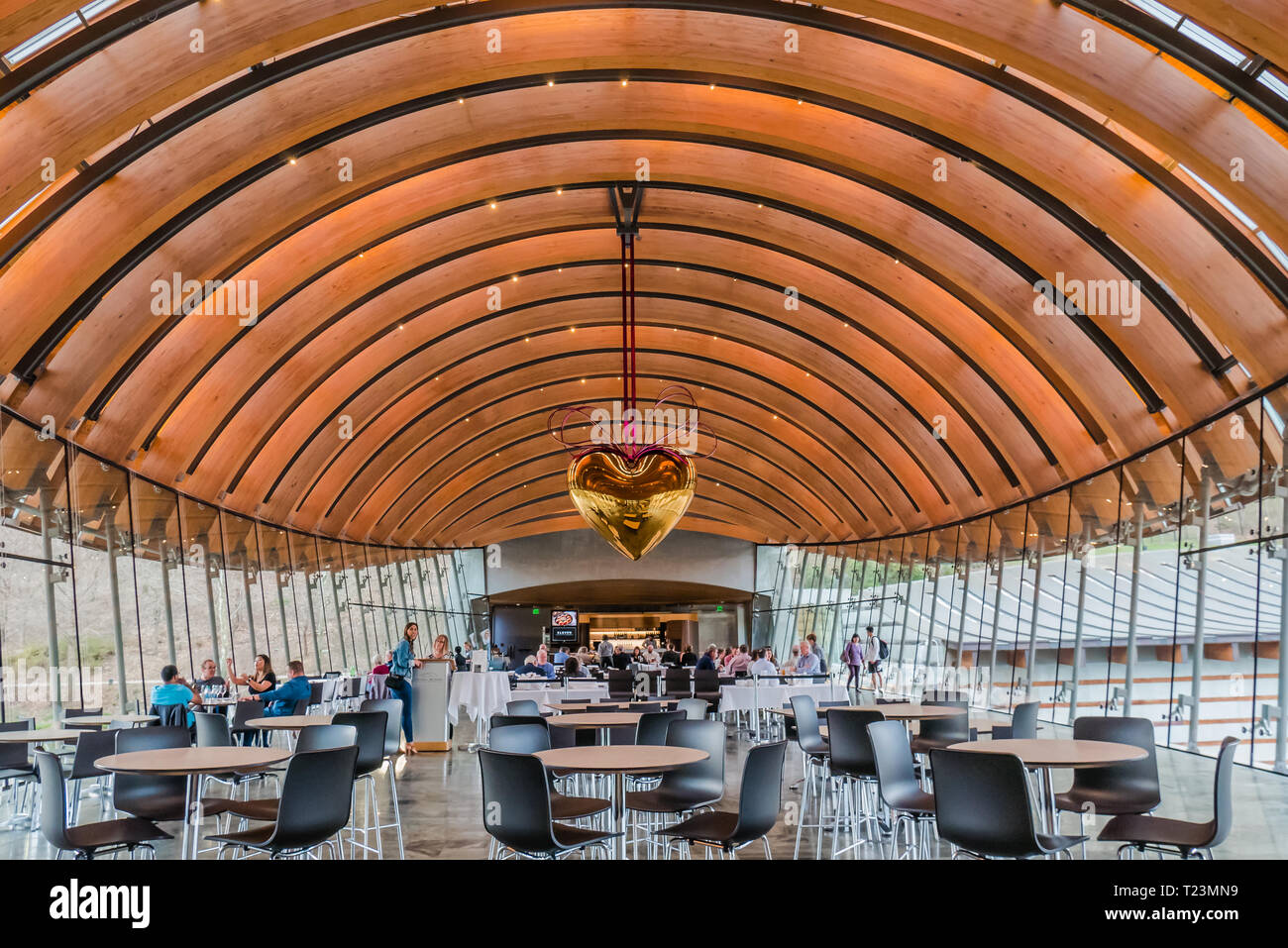 Restaurant inside crystal bridge museum hi-res stock photography and ...