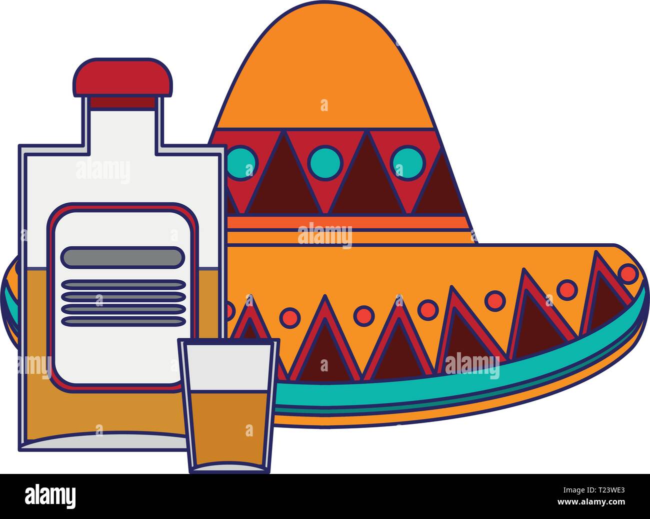 Mexico culture cartoons Stock Vector Image & Art - Alamy