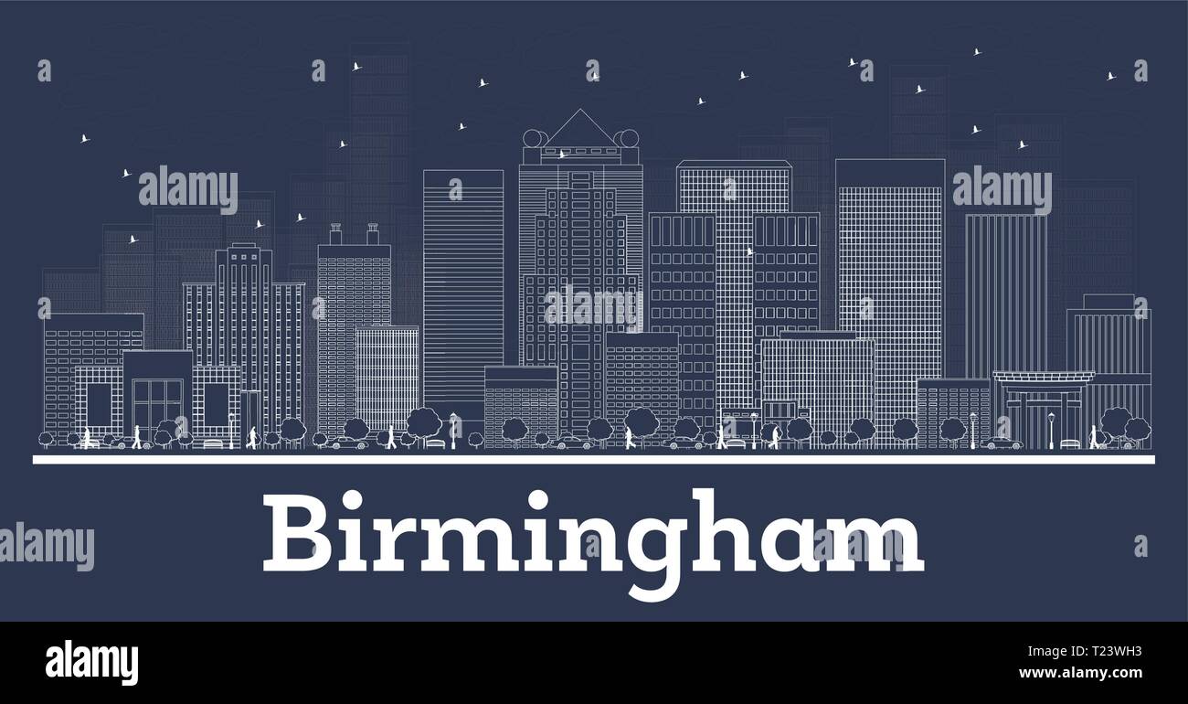 Birmingham alabama cityscape Stock Vector Images - Alamy