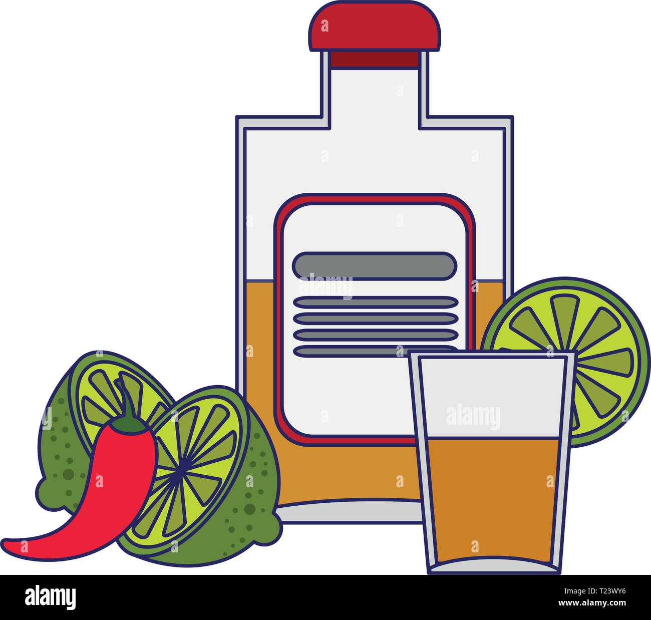 Mexico culture cartoons Stock Vector Image & Art - Alamy