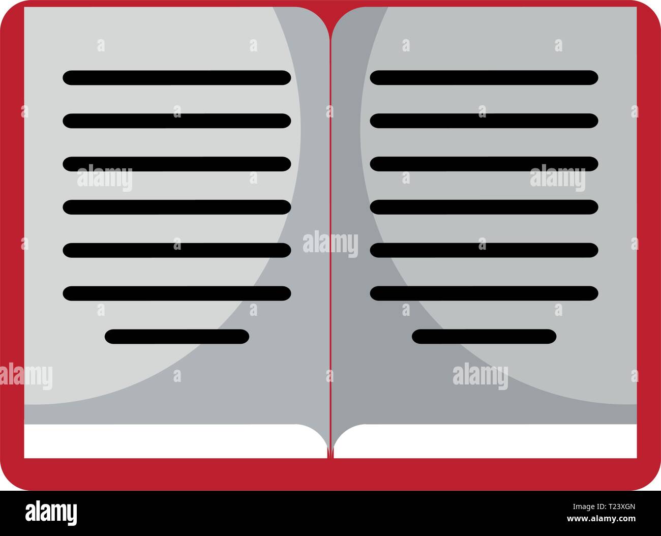 Book open symbol isolated Stock Vector Image & Art - Alamy