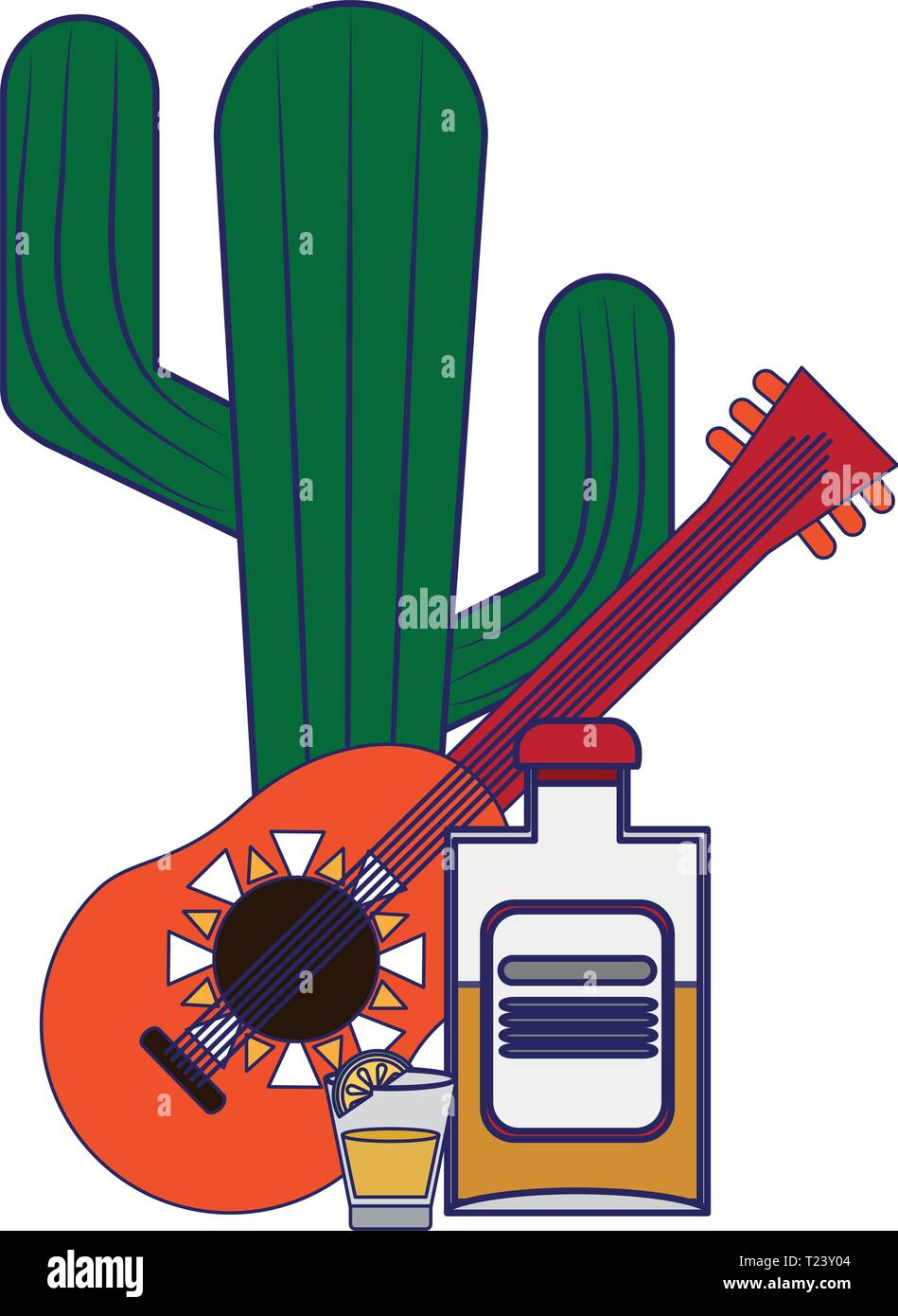 Mexico culture cartoons Stock Vector Image & Art - Alamy