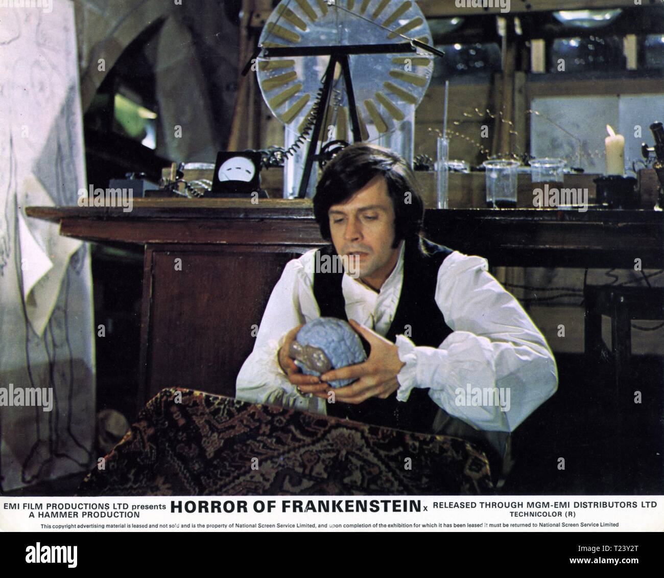 Horror of Frankenstein (1970) Ralph Bates, Date: 1970 Stock Photo - Alamy
