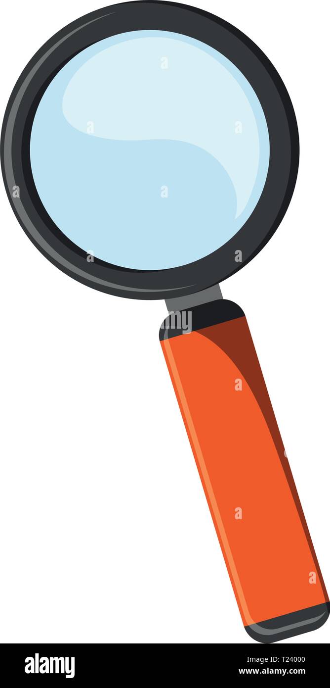 Magnifying glass symbol isolated Stock Vector Image & Art - Alamy