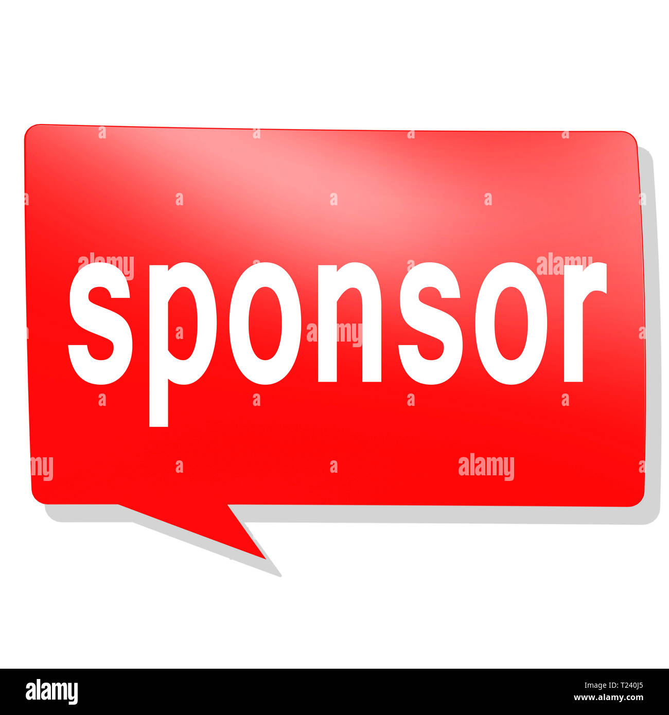 Sponsor word hi-res stock photography and images - Alamy