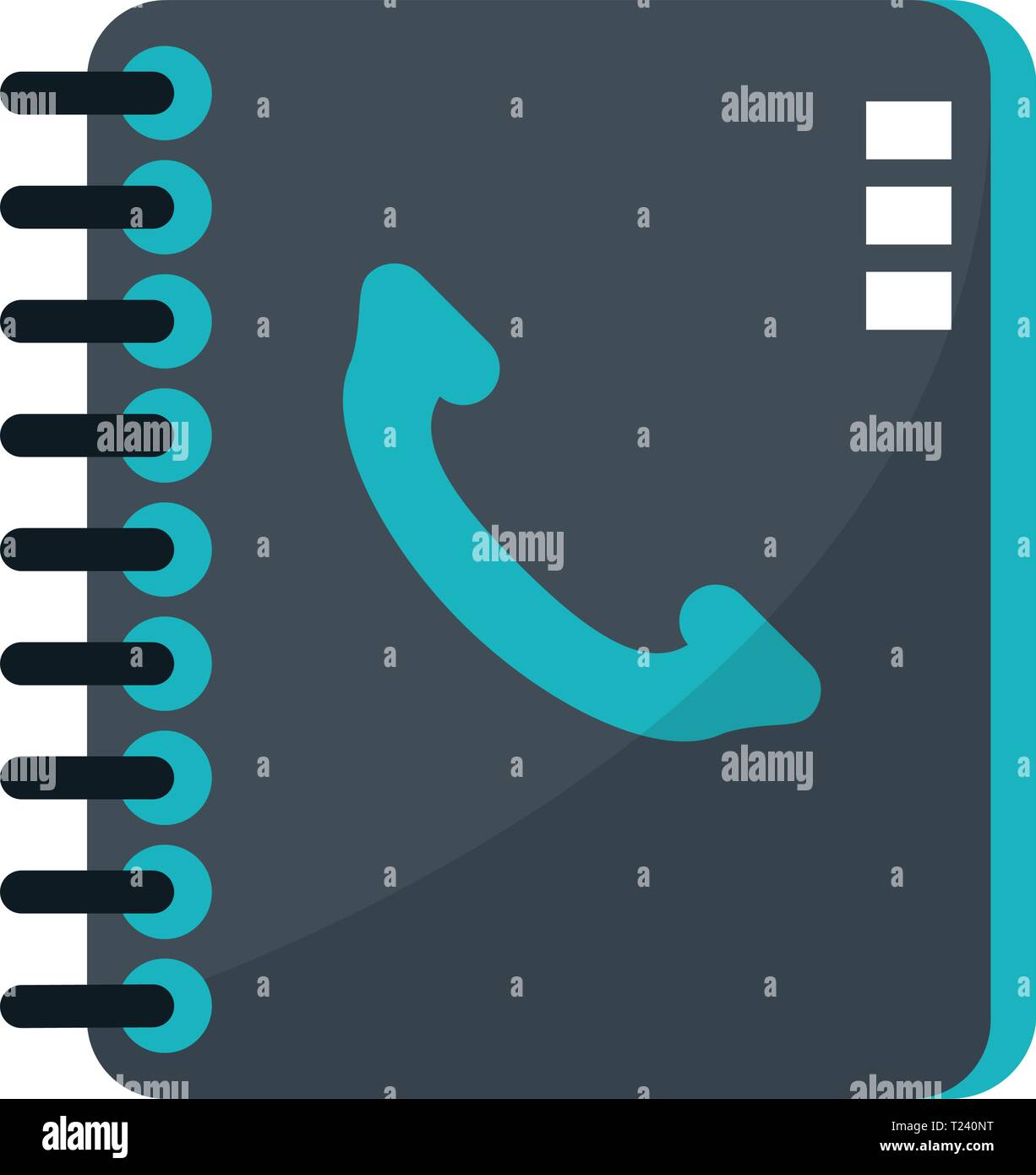 Address book symbol isolated Stock Vector Image & Art - Alamy