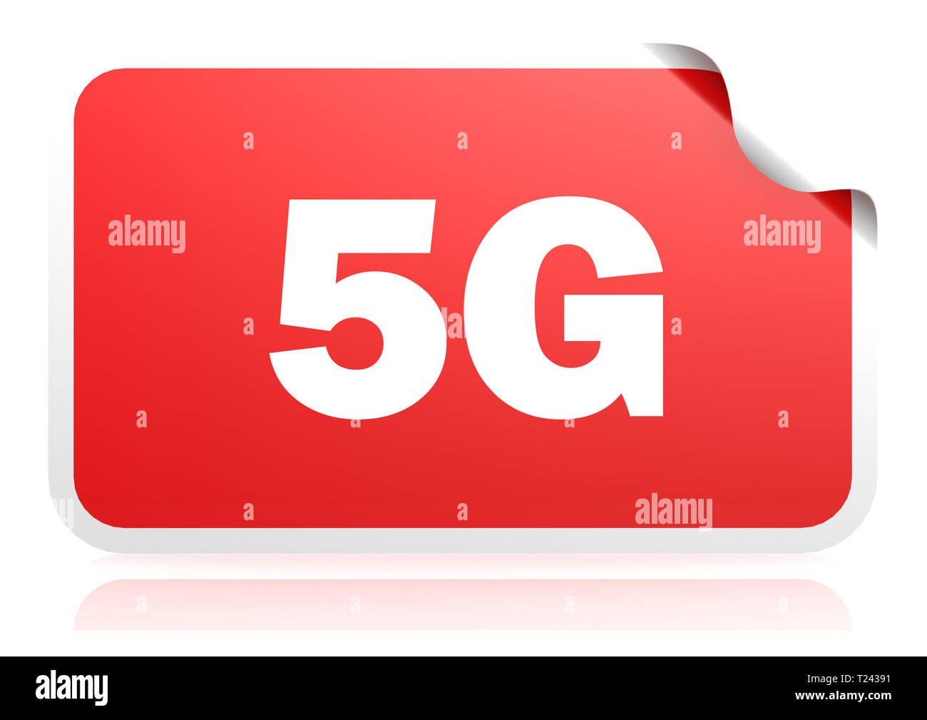 Network red square 3d hi-res stock photography and images - Alamy