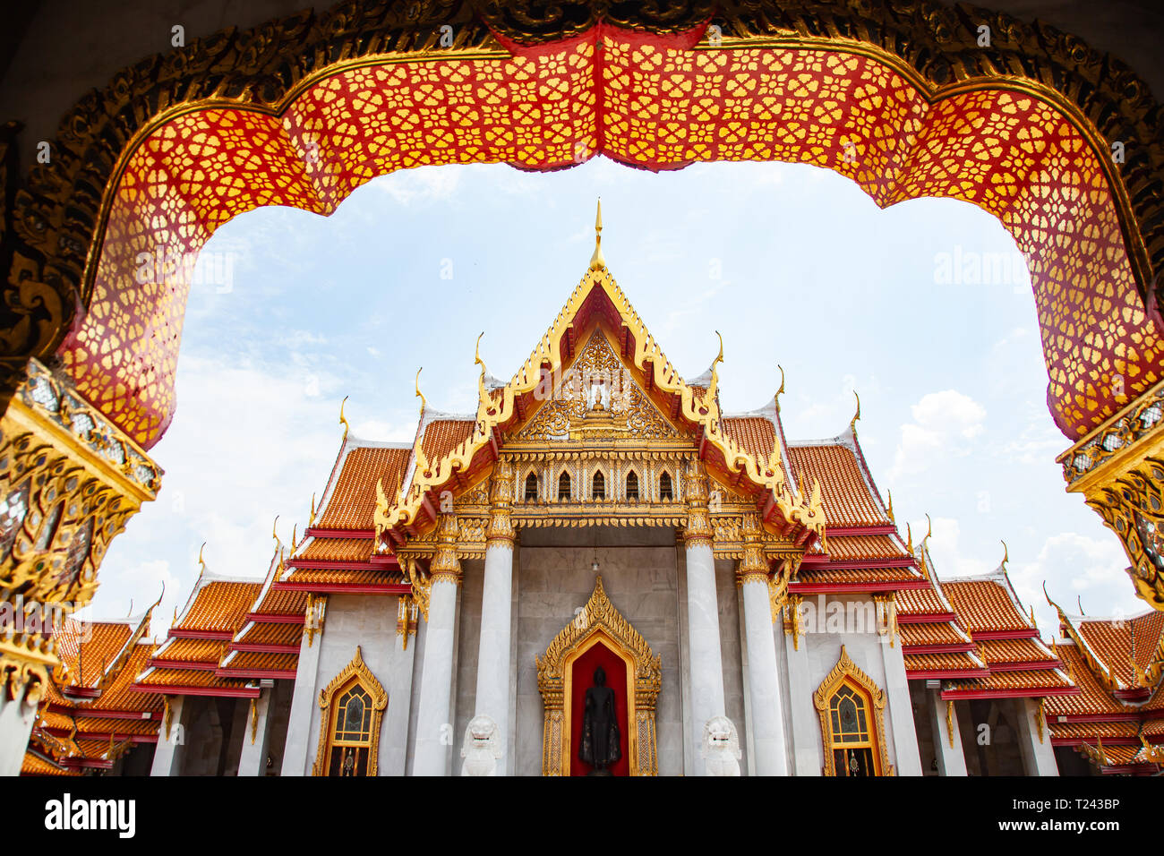 wat Benchamabopit, the Marble temple, Bangkok, Thailand Stock Photo - Alamy