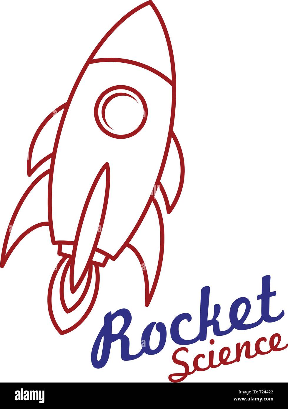 rocket science space voyager theme vector art Stock Vector Image & Art ...