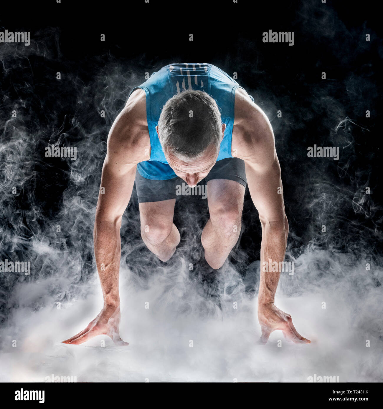 Sprinter start hi-res stock photography and images - Alamy