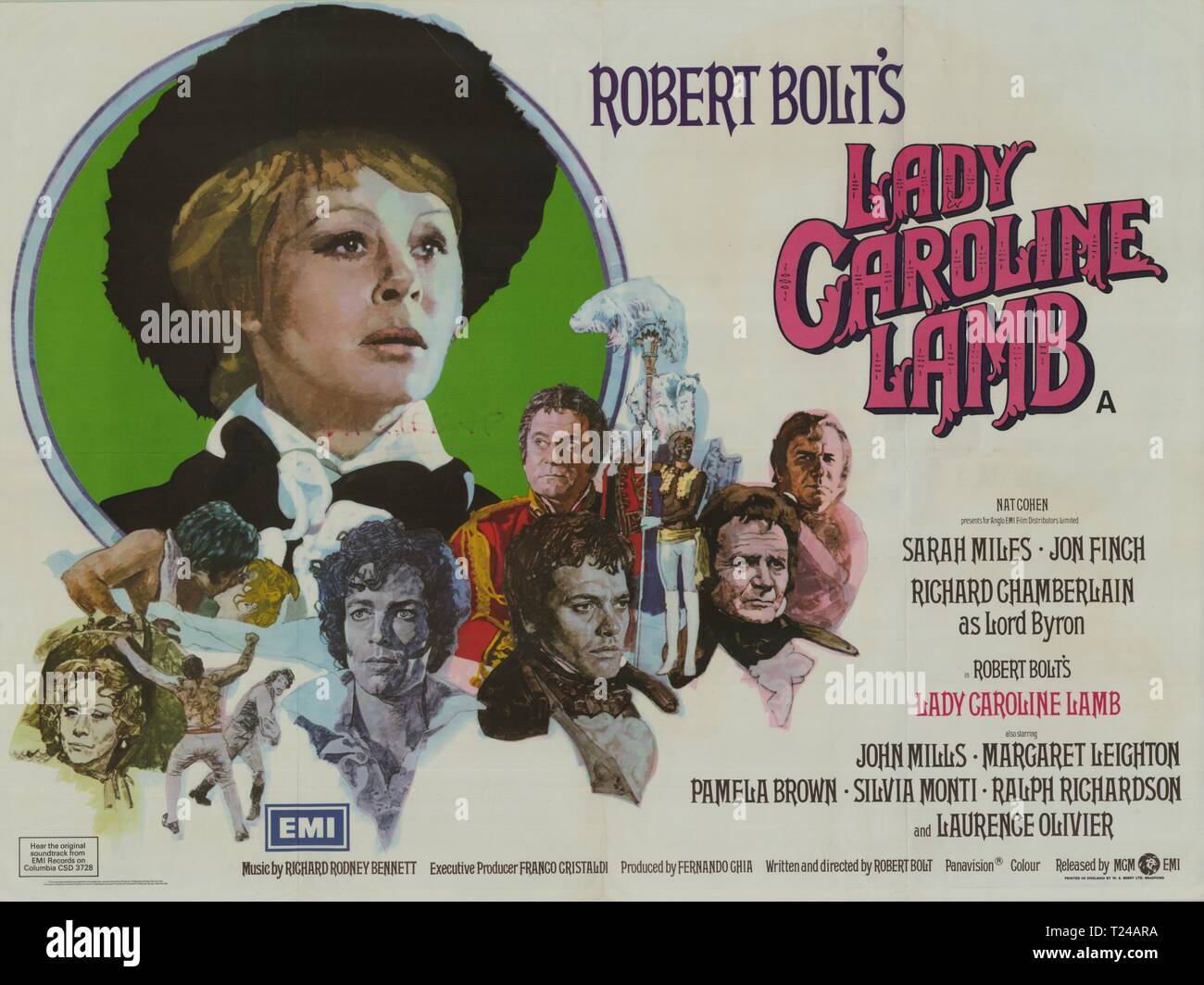 Lady Caroline Lamb (1972) Publicity information, Film poster, Date ...