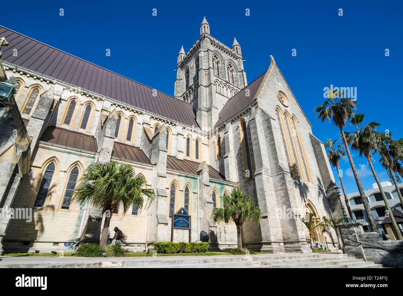 Bermuda, Hamilton, Cathedral of The Most Holy Trinity Stock Photo - Alamy