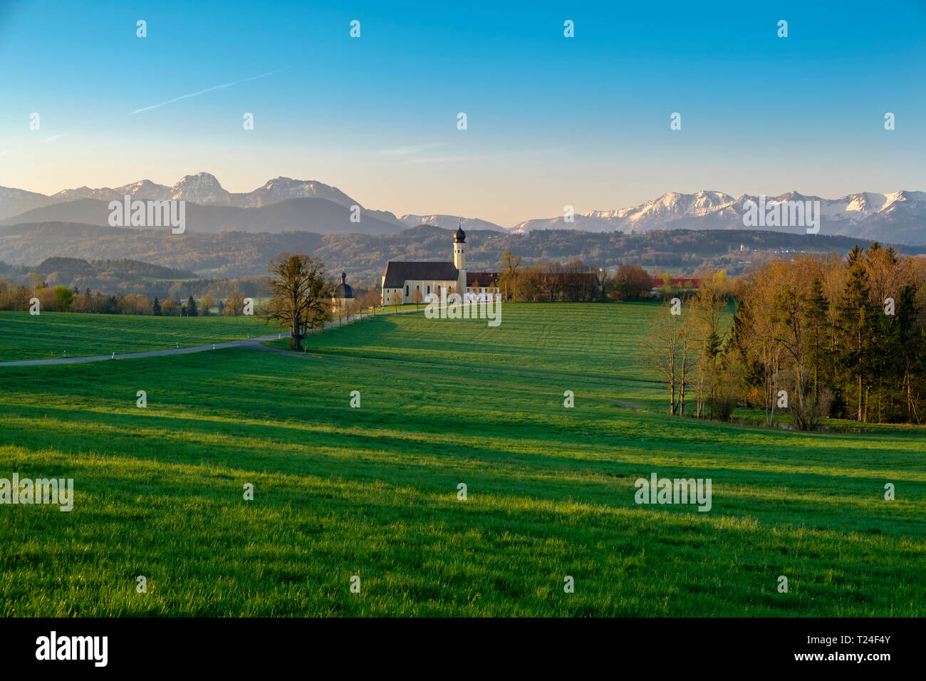 View of st marinus and anian pilgrimage church hi-res stock photography ...