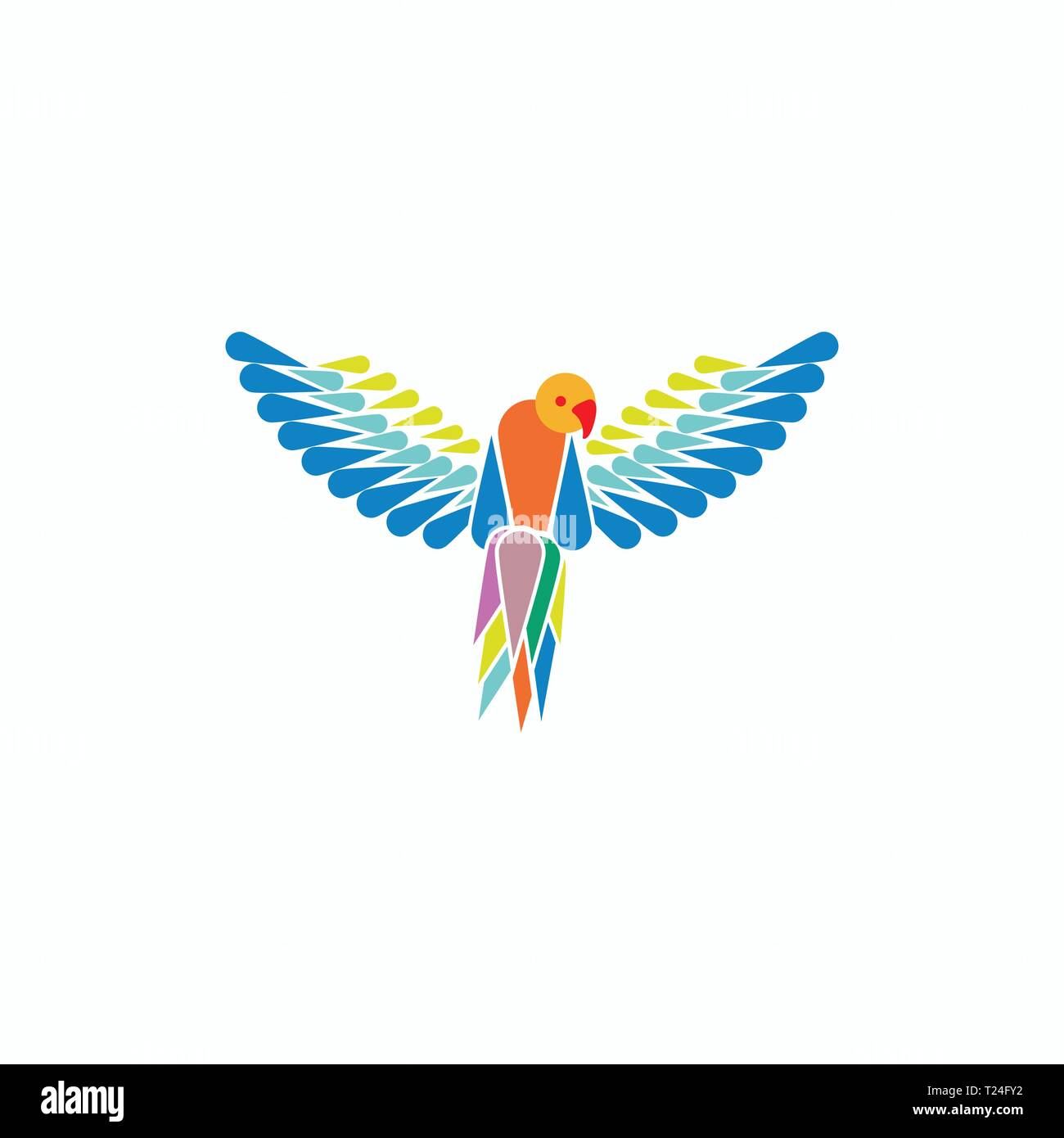 Parrot entertainment Stock Vector Images - Alamy