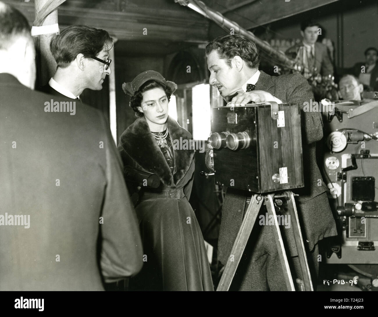 Princess Margaret, Robert Donat and film director John Boulting on the ...