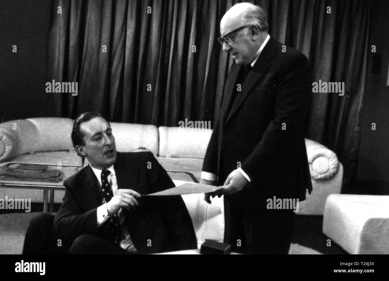 Man About the House (1974) Peter Cellier, Arthur Lowe, Date: 1974 Stock ...