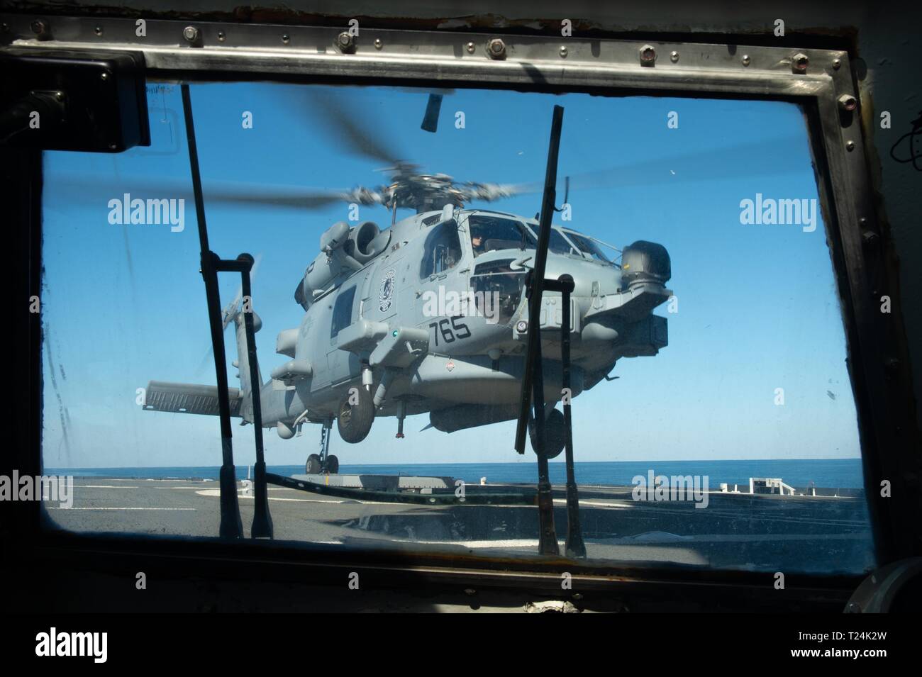190126-N-DS741-0169 ATLANTIC OCEAN (Jan. 26, 2019) An MH-60R Sea Hawk ...