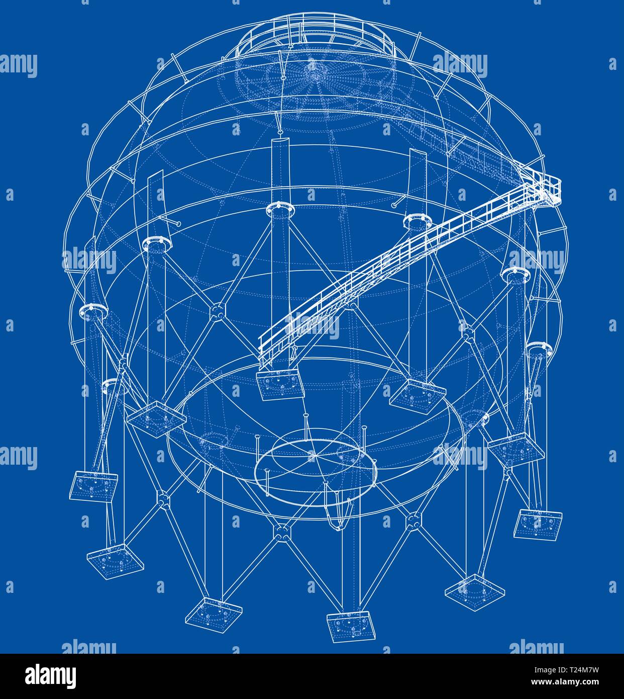 Spherical Tank Stock Vector Images - Alamy