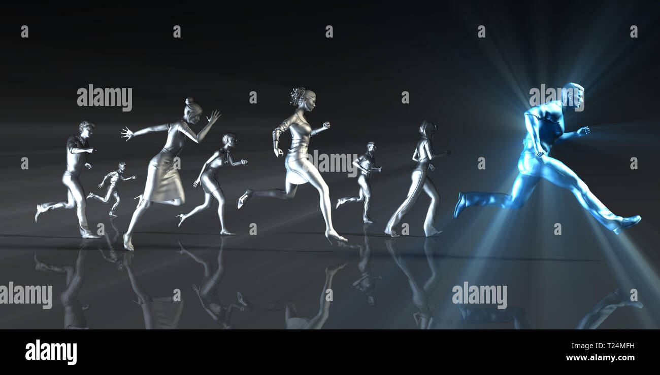 Competitive Advantage as a Core Business Concept Stock Photo - Alamy