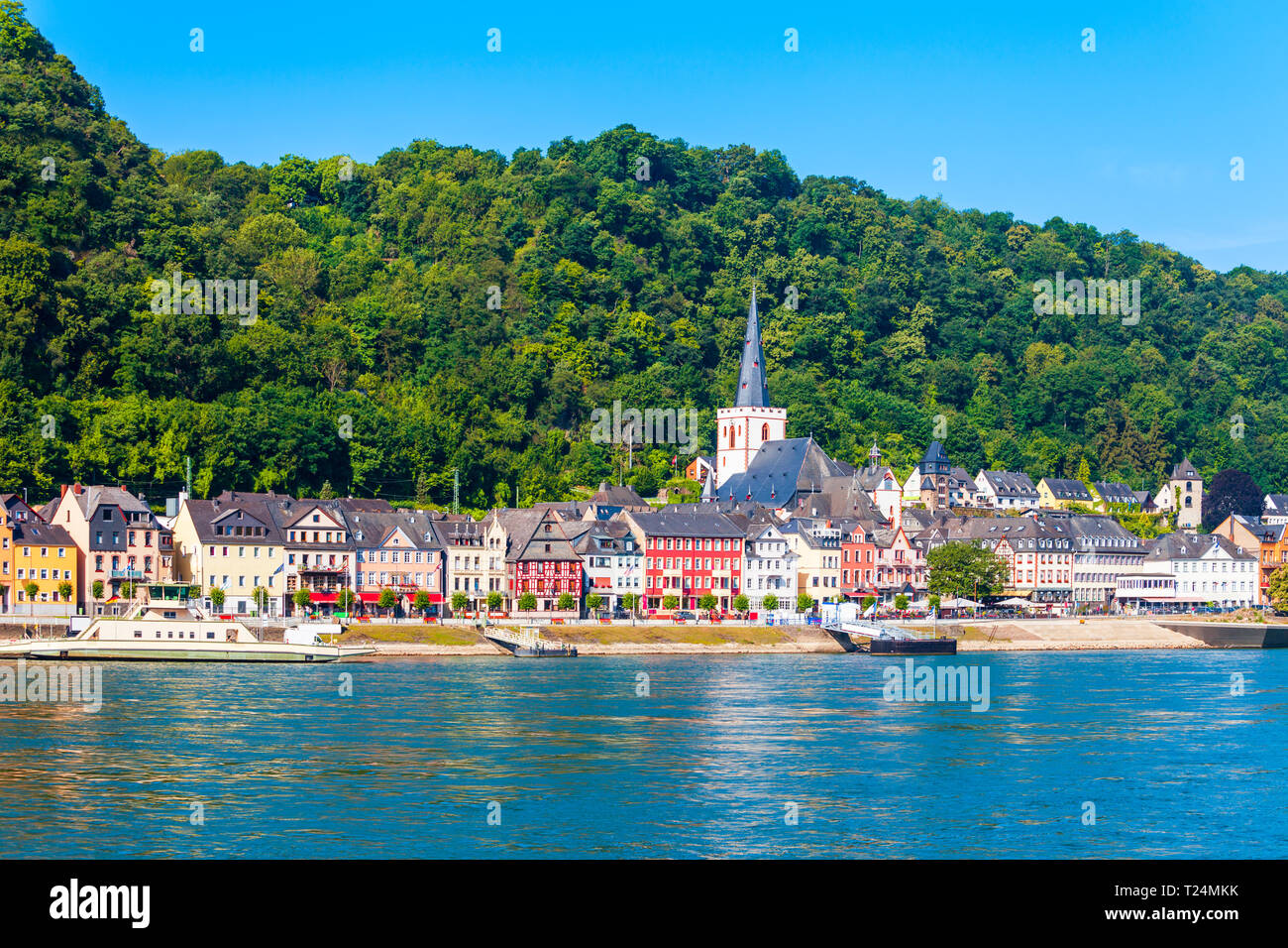 Sankt Goar is a town on the west bank of the Middle Rhine in Germany ...