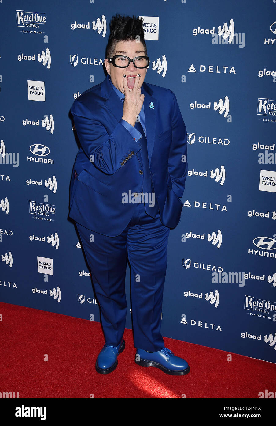 BEVERLY HILLS, CA - MARCH 28: Lea DeLaria attends the 30th Annual GLAAD ...