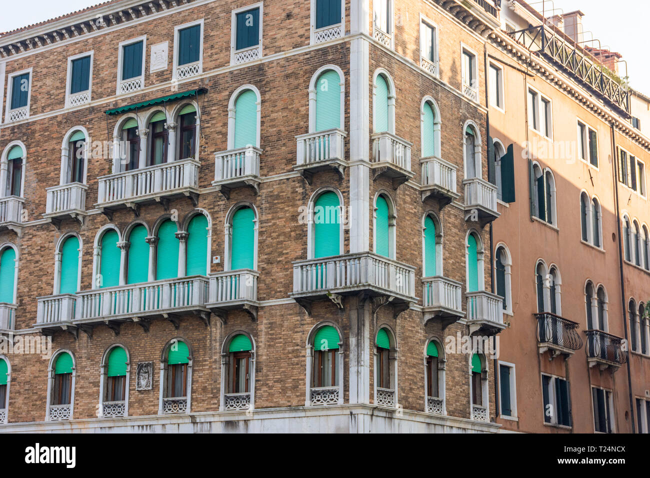 Italy, Venice, views and architectural details typical of the Venetian ...