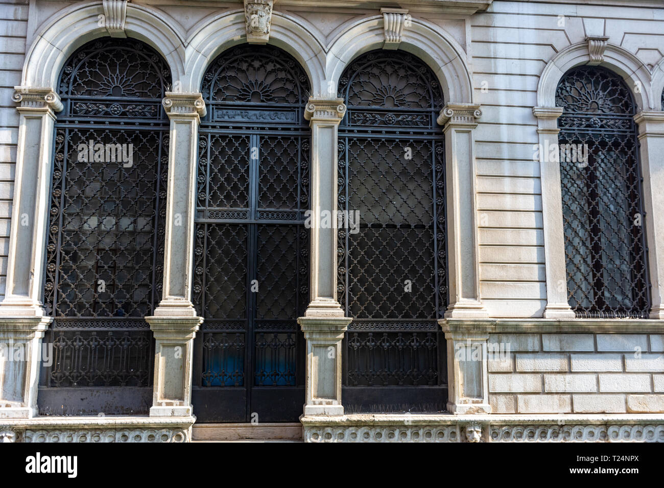Italy, Venice, views and architectural details typical of the Venetian ...