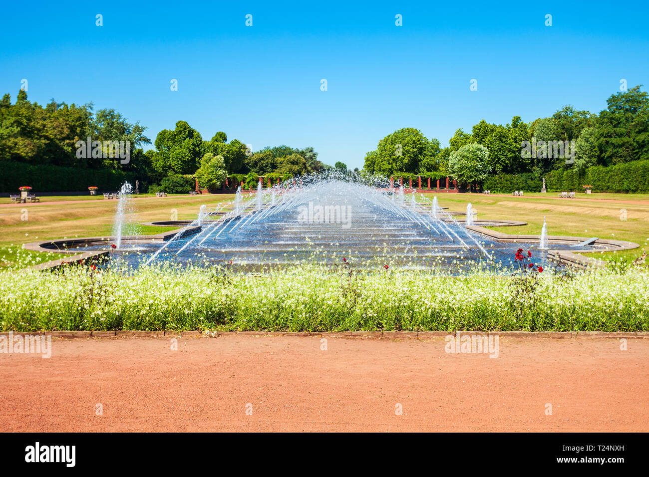 Nordpark is a public green area in the Stockum district in Dusseldorf ...