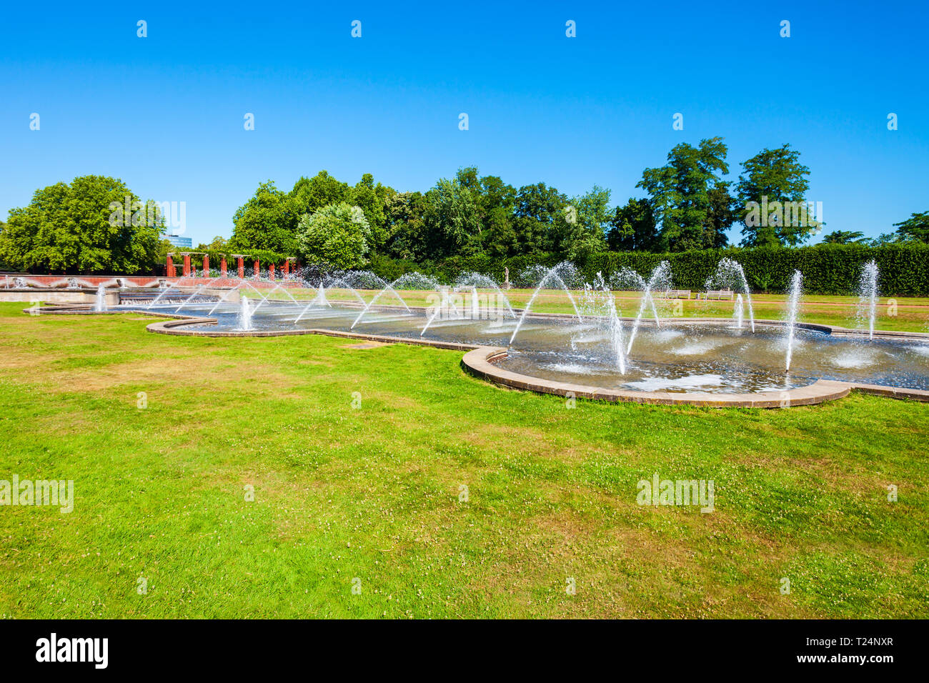 Nordpark is a public green area in the Stockum district in Dusseldorf ...