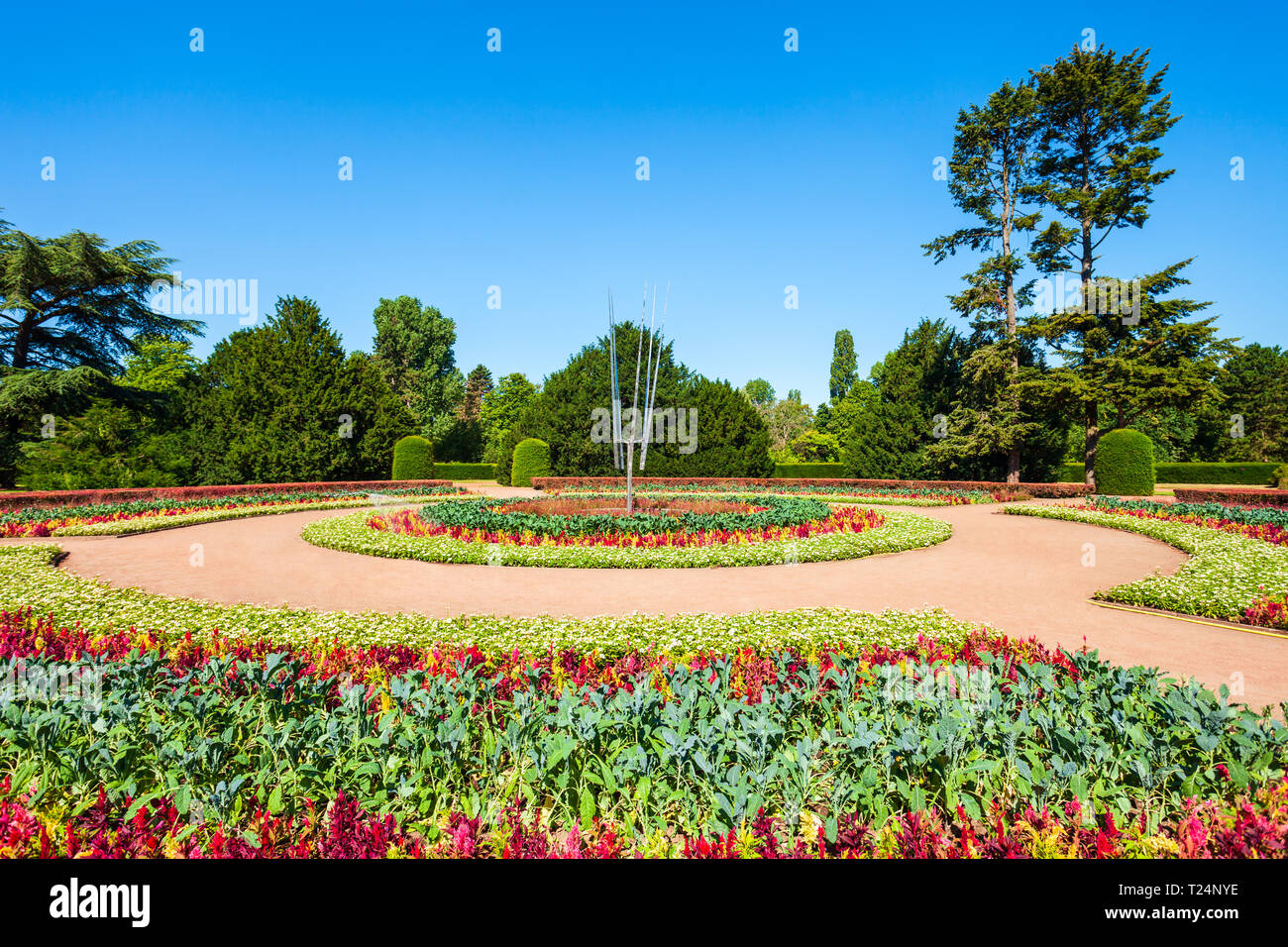 Nordpark is a public green area in the Stockum district in Dusseldorf ...