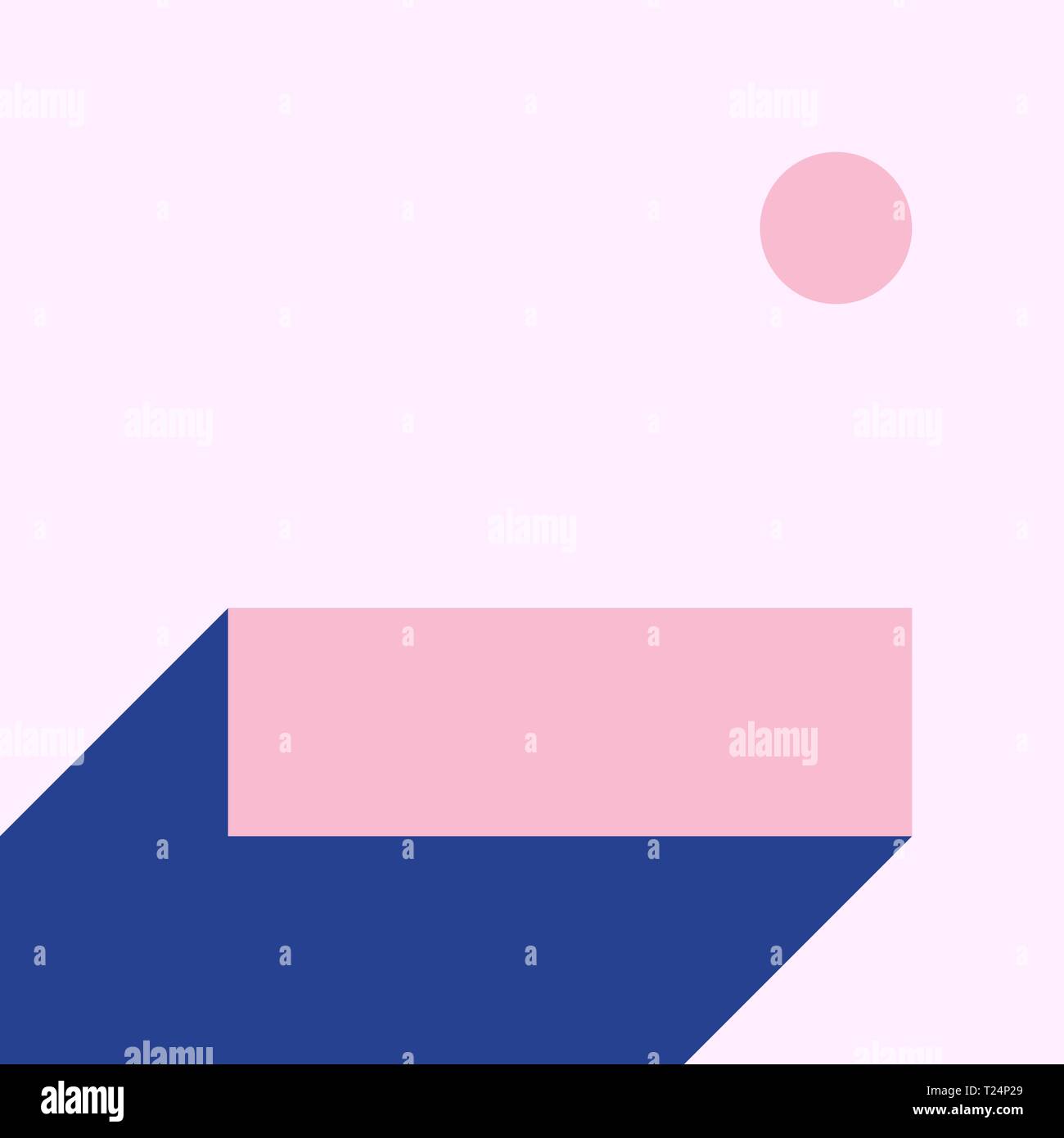 Vector Geometric Background in Material Design style. Universal Simple ...