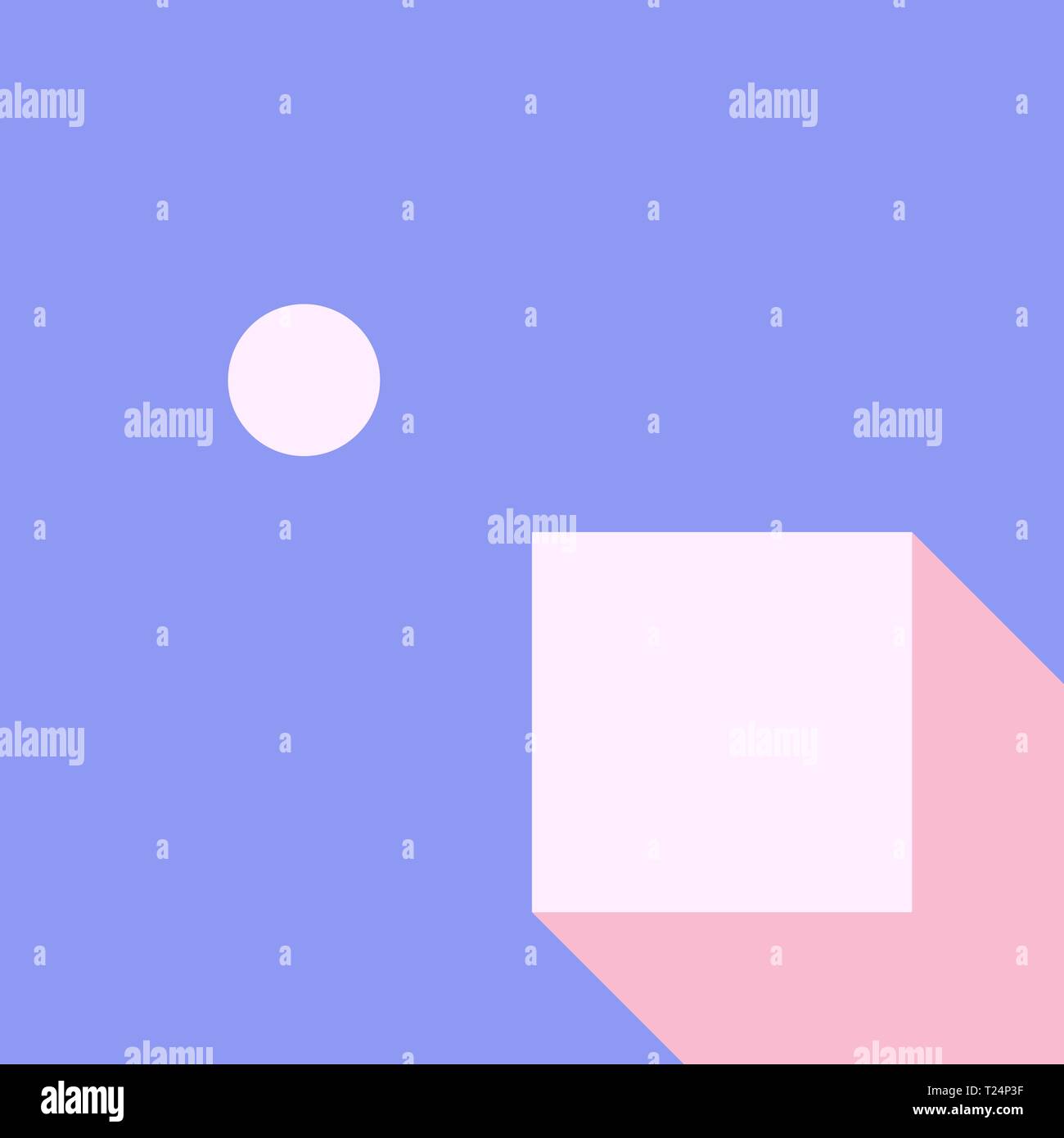 Vector Geometric Background in Material Design style. Universal Simple ...