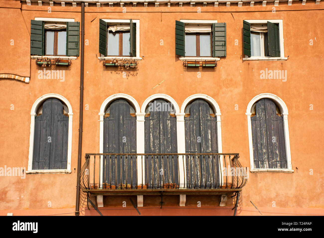 Italy, Venice, views and architectural details typical of the Venetian ...