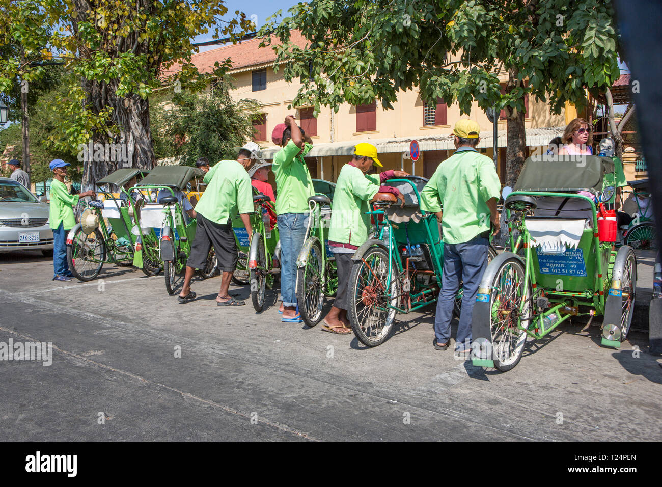 Cyclos in Phonm Penh, Cambodia Stock Photo - Alamy