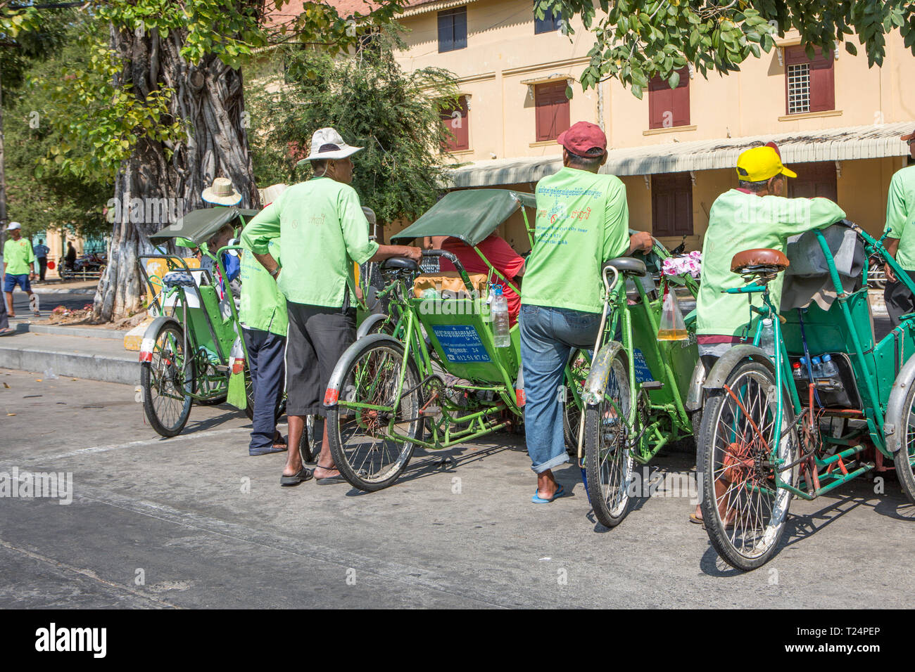 Cyclos in Phonm Penh, Cambodia Stock Photo - Alamy