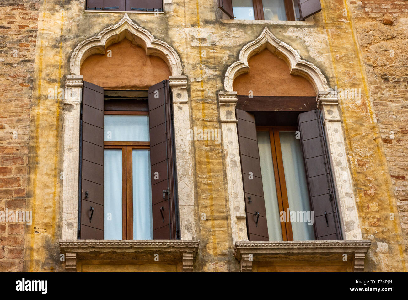 Italy, Venice, views and architectural details typical of the Venetian ...