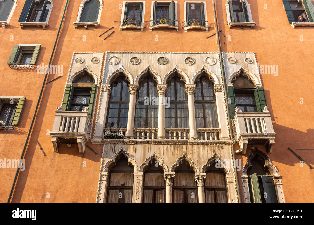 Italy, Venice, views and architectural details typical of the Venetian ...
