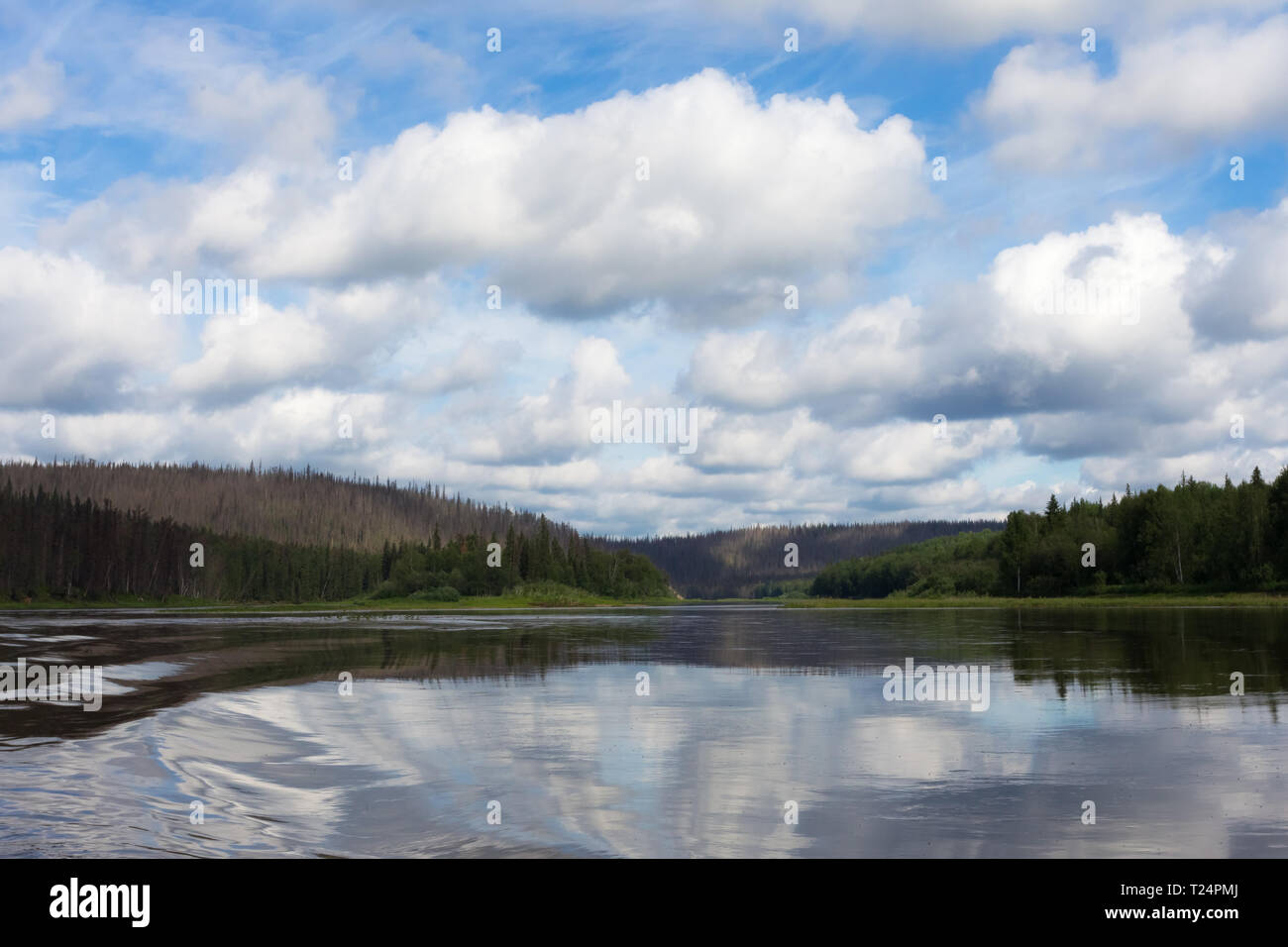 Landscapes of North Siberia. Krasnoyarsk region, Russia Stock Photo - Alamy