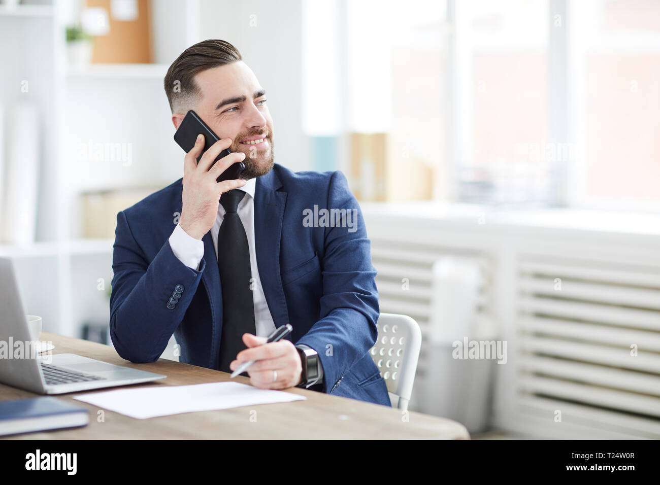 Making an appointment by phone Stock Photo - Alamy